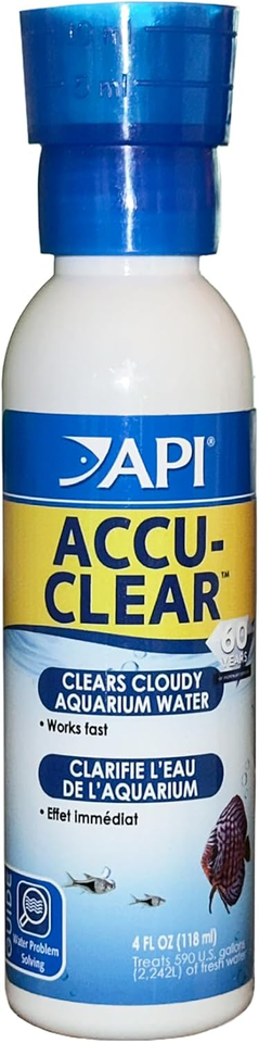 API ACCU-CLEAR Freshwater Aquarium Water Clarifier 8-Ounce Bottle | eBay