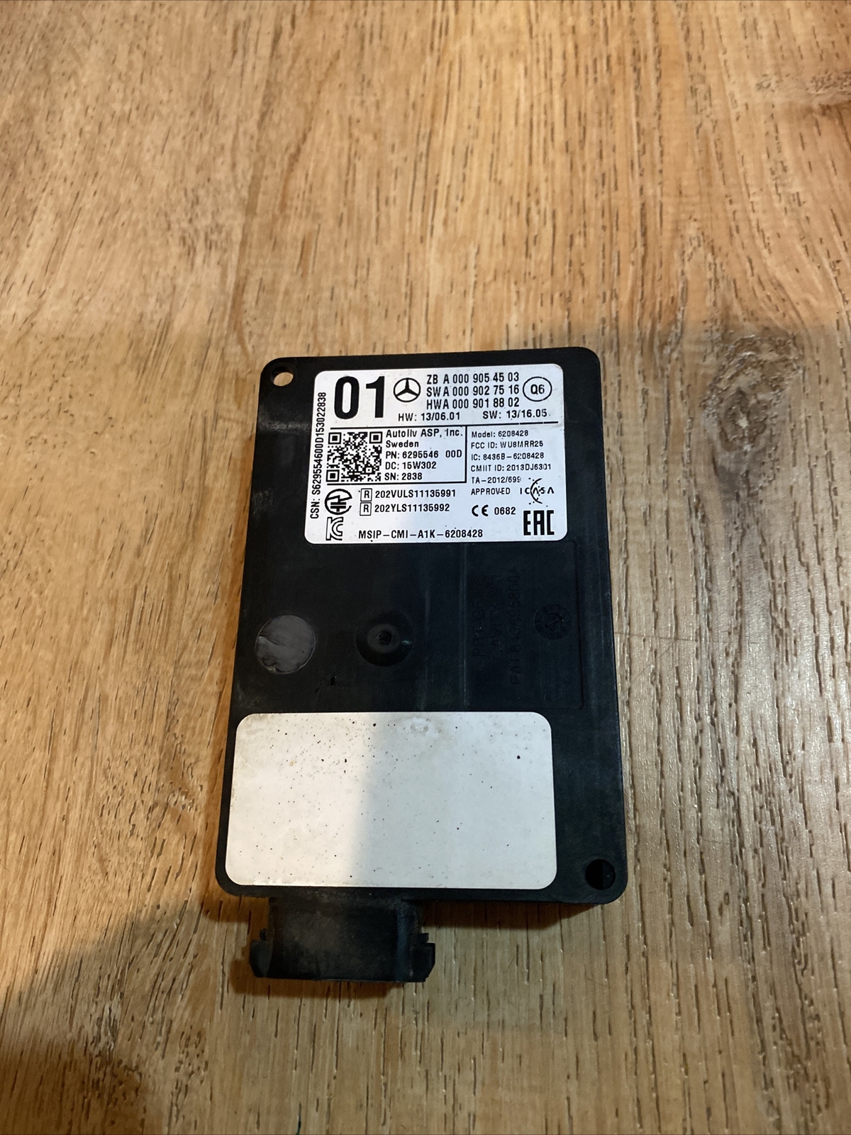 2013-2019 Mercedes-Benz GL550 RH/LH Side Blind Spot Radar Sensor Module ...