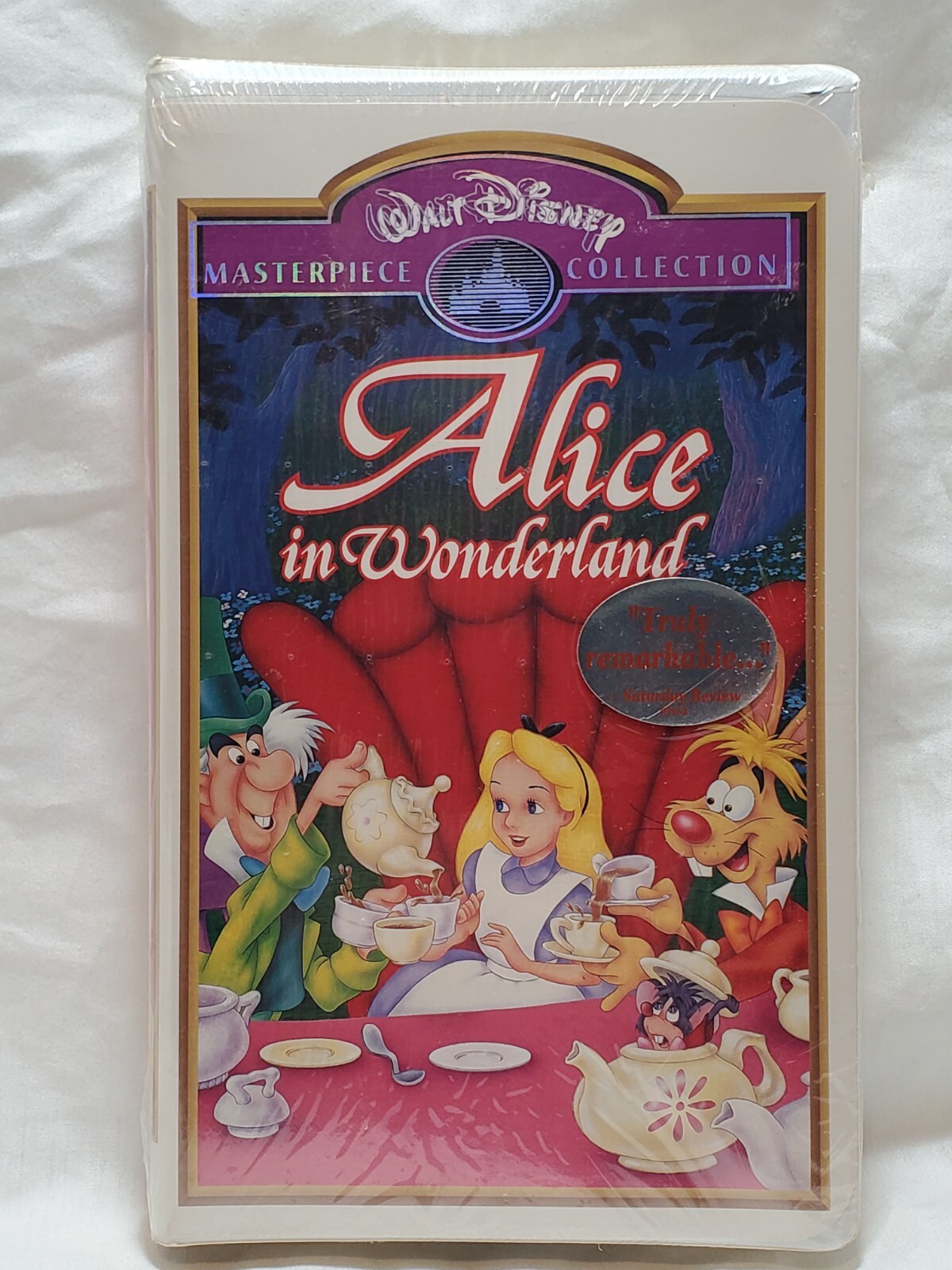 Walt Disney Alice In Wonderland VHS Masterpiece Collection Clamshell ...