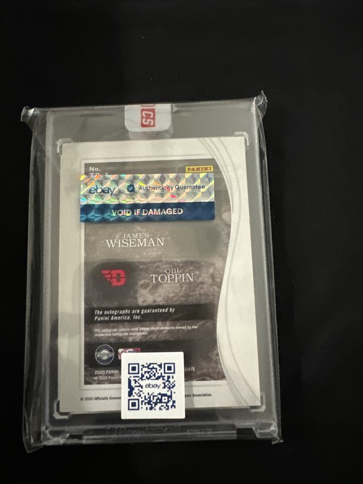 Anthony Edwards RC AUTO Obi Toppin GOLD /10 Immaculate Treasures Prizm ...