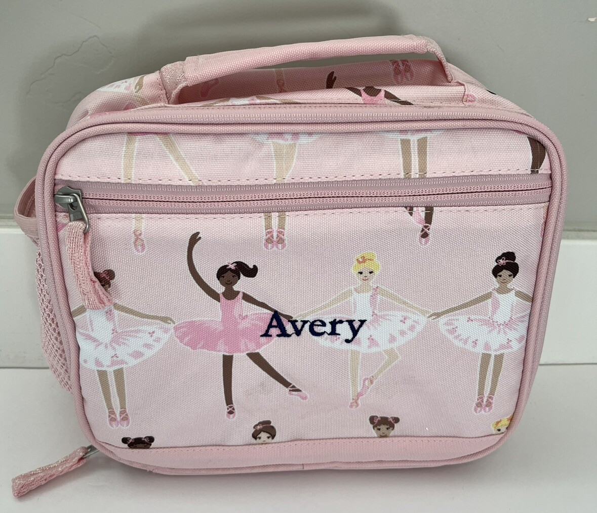 POTTERY BARN KIDS MACKENZIE BALLET PINK BALLERINA COLD PACK LUNCH BOX ...