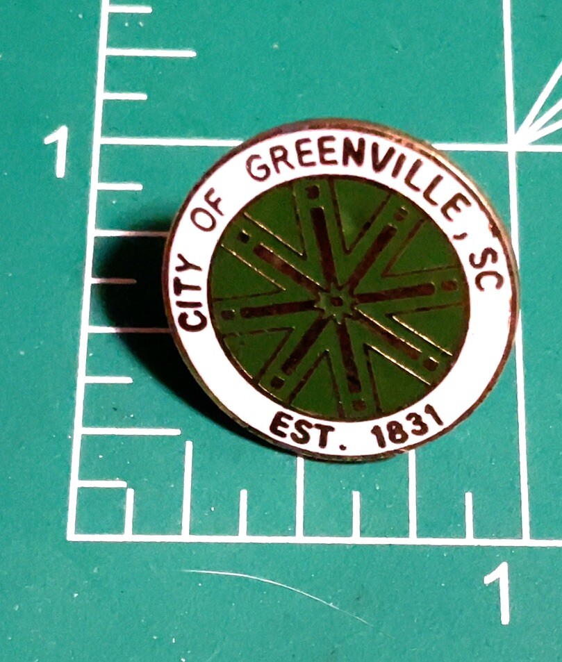 City of Greenville SC Logo Lapel Pin O5 | eBay