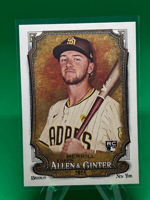 2024 Topps Allen & Ginter #275 Jackson Merrill RC San Diego Padres | eBay