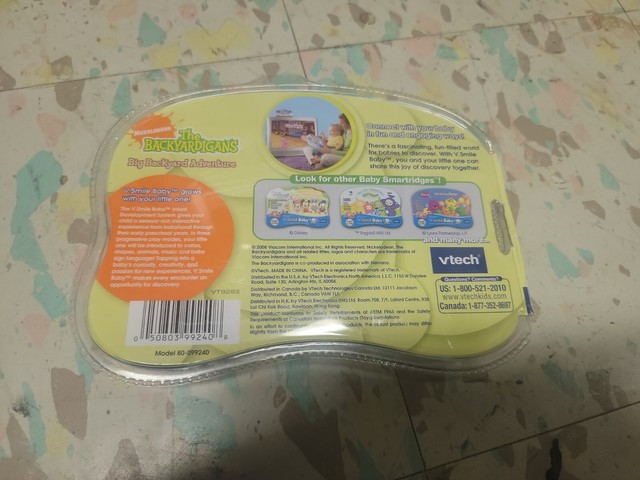 VTech V.smile Baby Backyardigans Big Backyard Adventure Nickelodeon ...