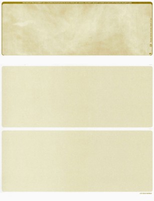 2500 Blank Business Payroll Check Paper Stock - Check On Top - Marble ...