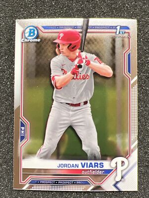2021 Bowman Chrome Draft Rookie Base QTY Jordan Viars Philadelphia ...