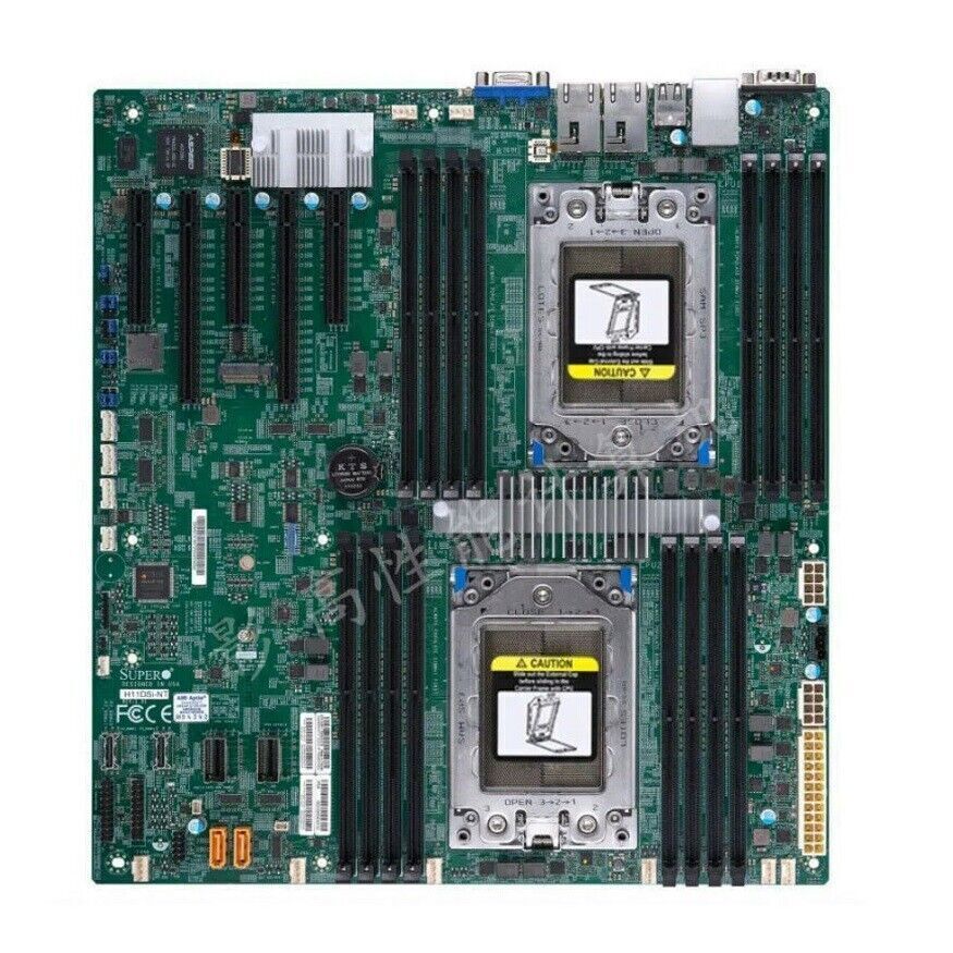 Supermicro H11DSI Motherboard Rev2.0 + 2x AMD EPYC 7B12 64-Core CPU ...