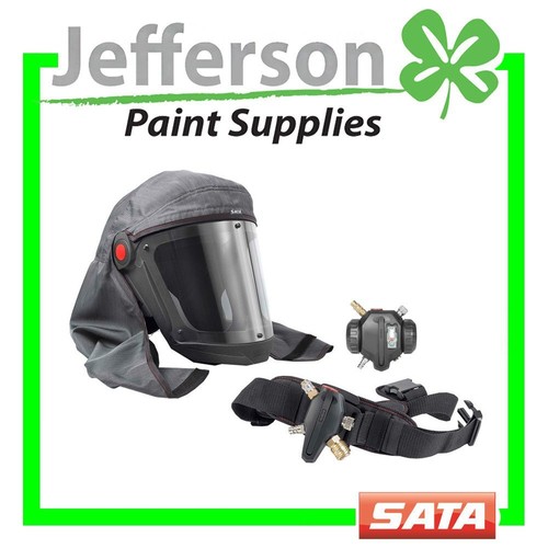 SATA Air Vision 5000 Complete Air Fed Mask with Waist Belt & Carbon ...