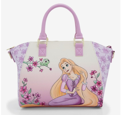 Loungefly Tangled Rapunzel & Pascal Flower Satchel Bag - NEW with Tags ...