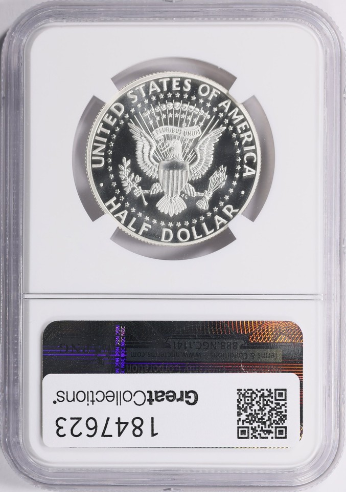 SILVER 2014-S Kennedy Half NGC SP70PL Enhanced Finish First Day of ...
