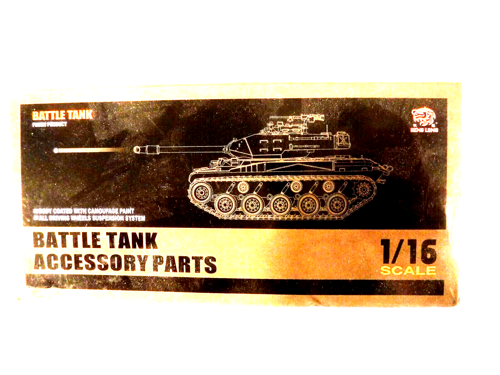 1/16 Heng Long Sherman M4A3 RC Tank Accessories Crates, Oil Drum, Gas ...