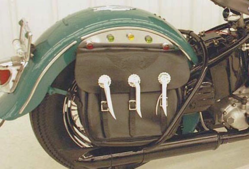 11788-X GLO-BRITE Glass Reflectors for Harley Saddlebags 1930s - 1950s ...