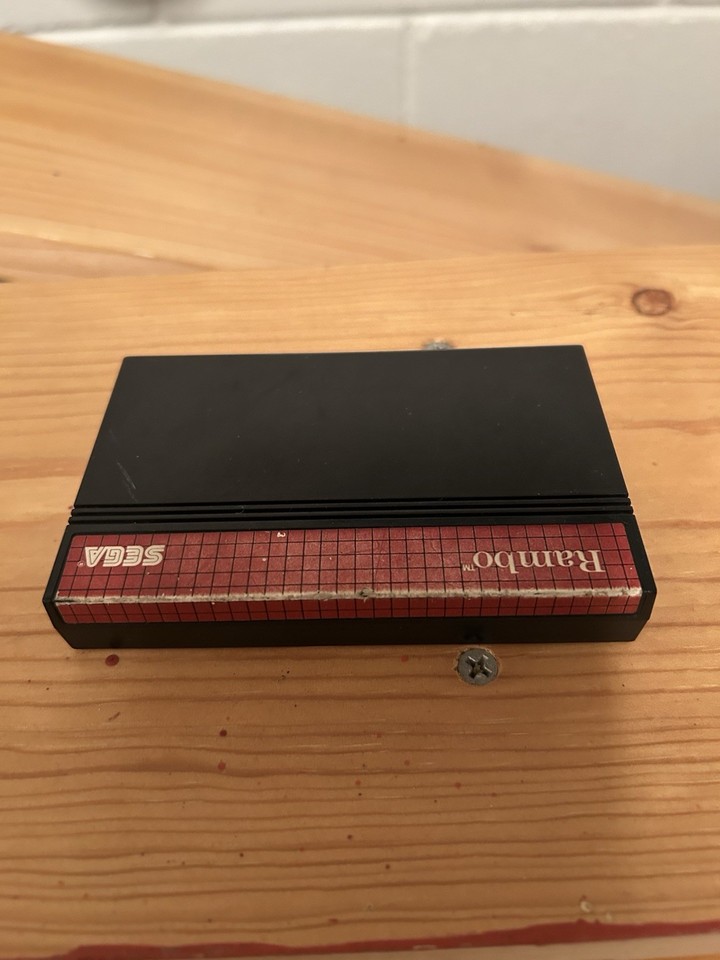 Rambo SEGA Master System Cart Only! Tested! | eBay