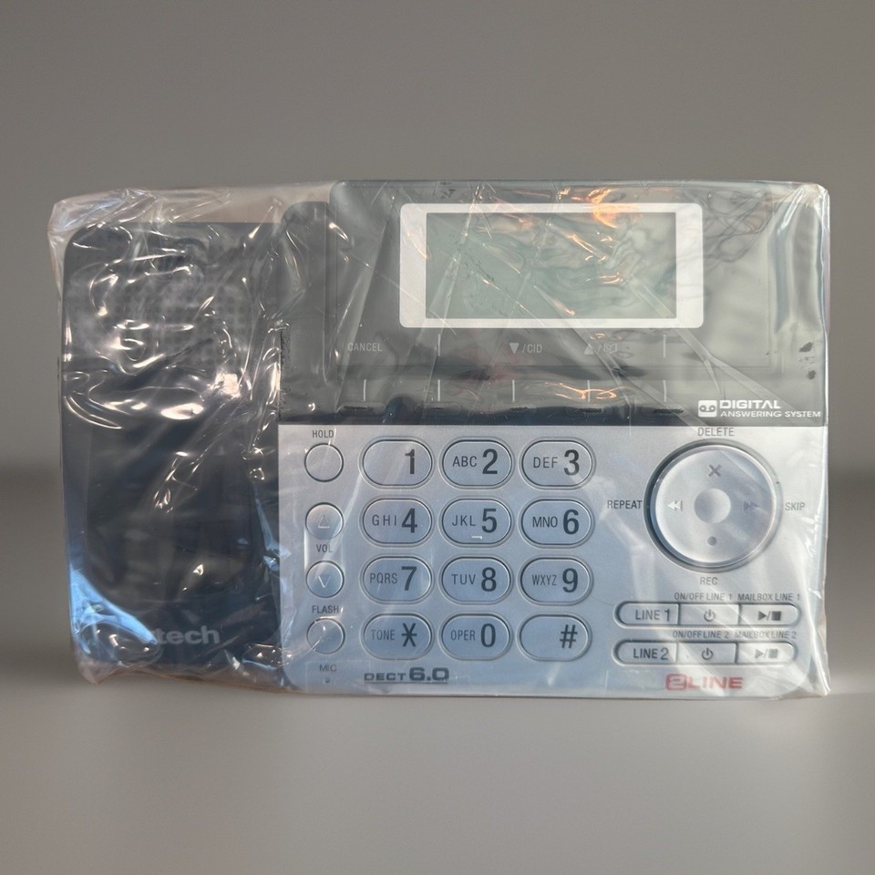 Vtech 2-Line Cordless Digital Answering System with Caller ID/Waiting ...