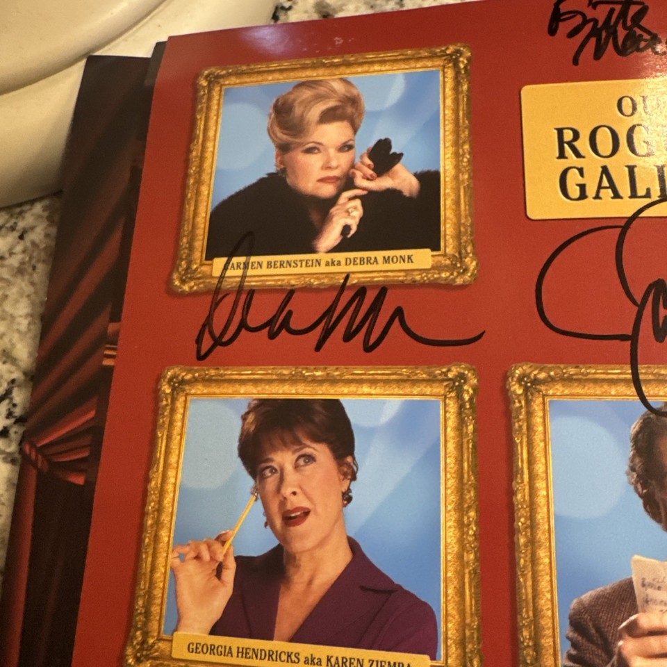 Curtains Signed Autographed Show Program David Hyde Pierce Debra Monk ...