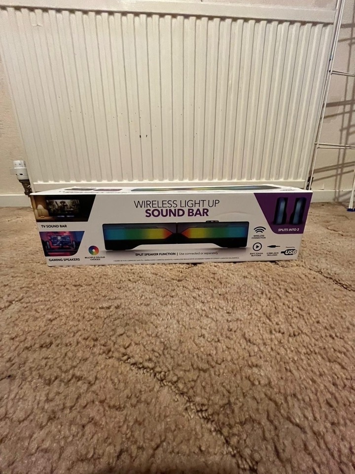 Red5 Wireless Light Up Sound Bar - Opened but never used/set-up | eBay