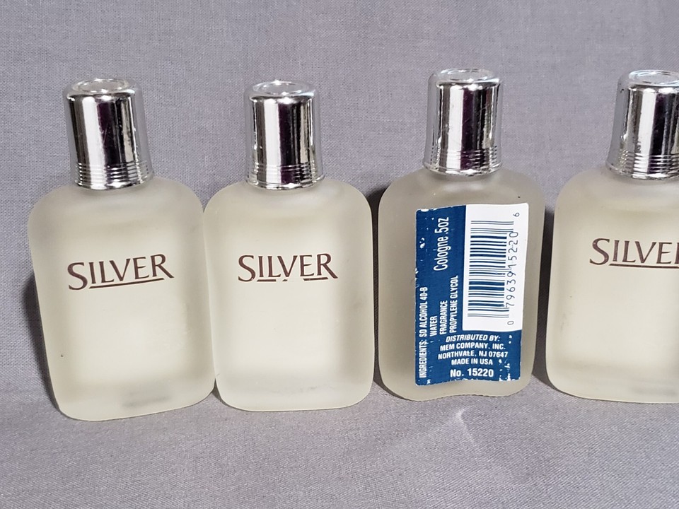 X4-British Sterling MEM Silver Cologne/ After Shave 0.5 fl oz each ...