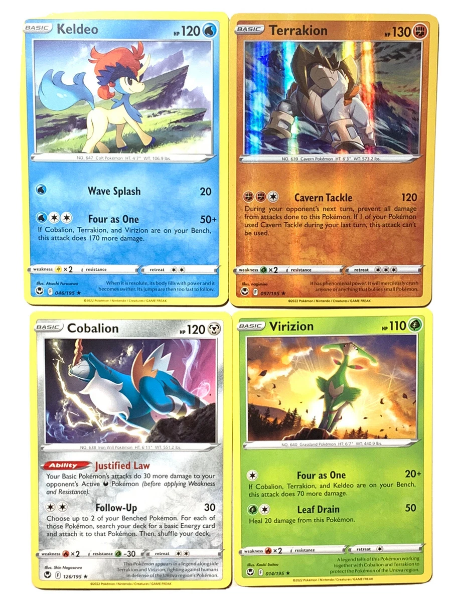Legendary Pokemon Keldeo Card