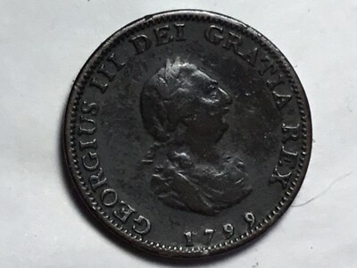 Britain - 1799 Farthing - King George III “From Texas” | eBay