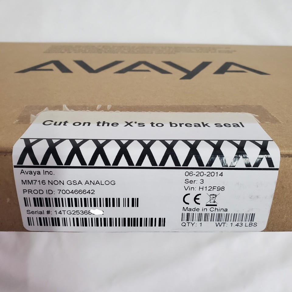 New Avaya 700466642 MM716 Analog Media Module Free shipping | eBay