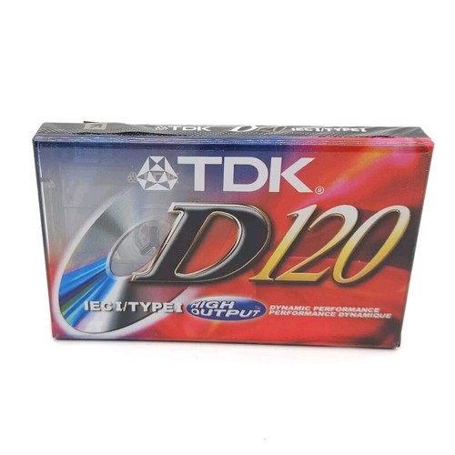TDK Superior High Output D120 Blank Audio Cassette Tape Brand New ...