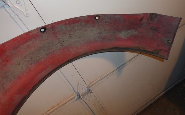 MG TD Rear Left Fender- Rustfree Redone- Great One To Work With | eBay