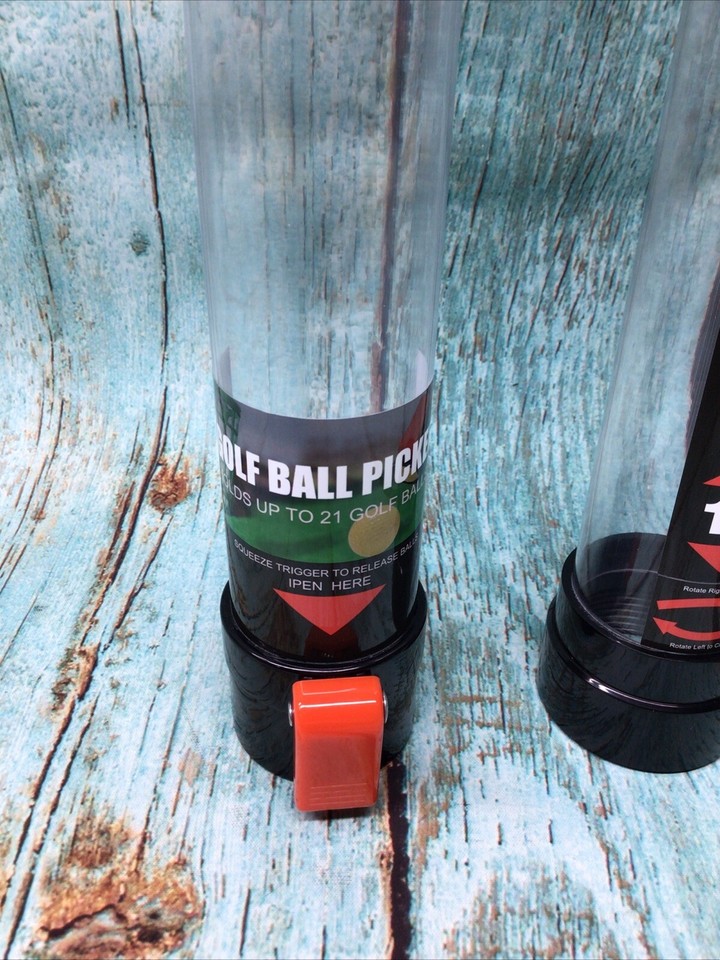 Golf Ball Picker Shag Tube Scooping Device Golf Ball Retriever 21 Ball ...