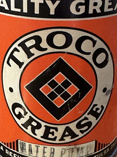 Vintage TROCO 1 Lb. Grease Can - Empty | eBay