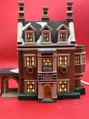 Department 56 Dickens Village Dursley Manor #58329 Lighted Building w ...