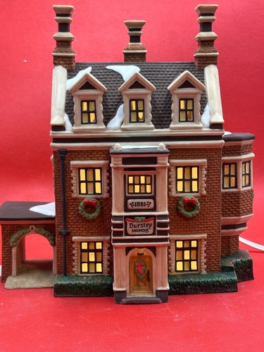 Department 56 Dickens Village Dursley Manor #58329 Lighted Building w ...