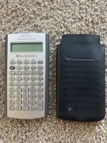 Texas Instruments BA-II Plus Professional Advanced Financial Calculator ...