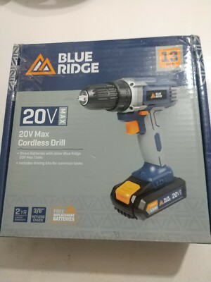 Blue Ridge Tools 20V MAX Cordless Drill | eBay