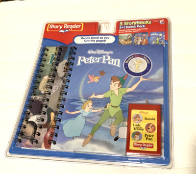 Story Reader New Bonus Pack 3 Storybooks Bambi, Peter Pan, Lady and the ...
