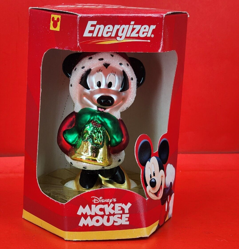 Disney Minnie Mouse European Style Blown Glass Ornament Bells 2000 | eBay