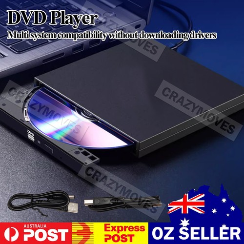 External Drive USB Portable CD RW DVD ROM Reader VIC | eBay Australia