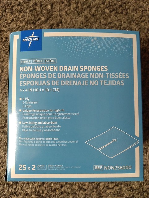 Medline Avant Gauze Sterile Drain Sponge 600pk NON256000 for sale ...