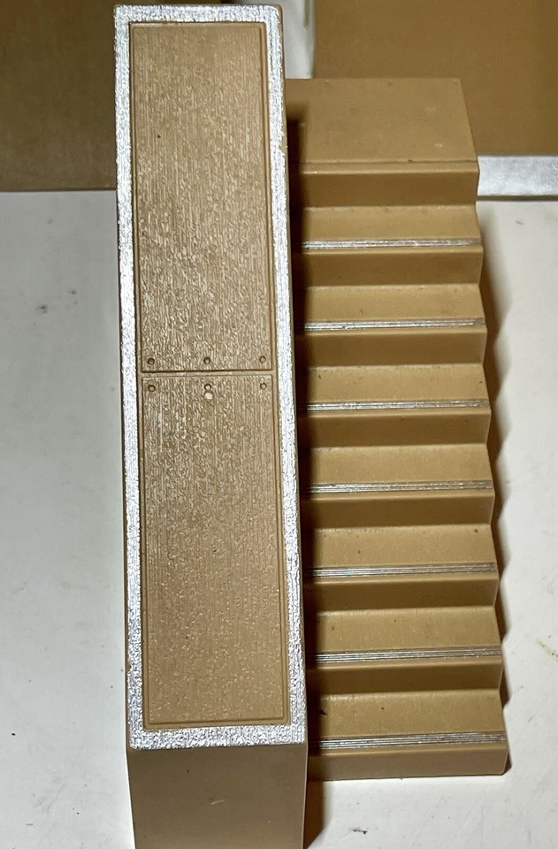 Tech Deck Skate park Ramps Stairs Deck Rail Slides Tan Rearrangeable ...