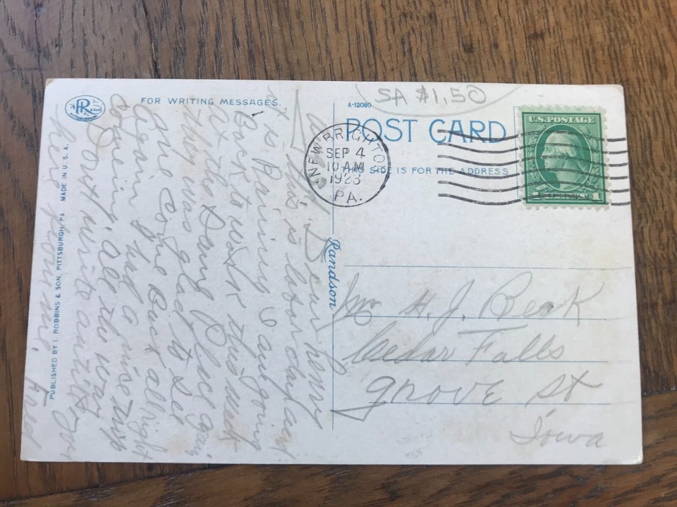 Waterfalls Morado Park Beaver Falls Pennsylvania Postcard | eBay