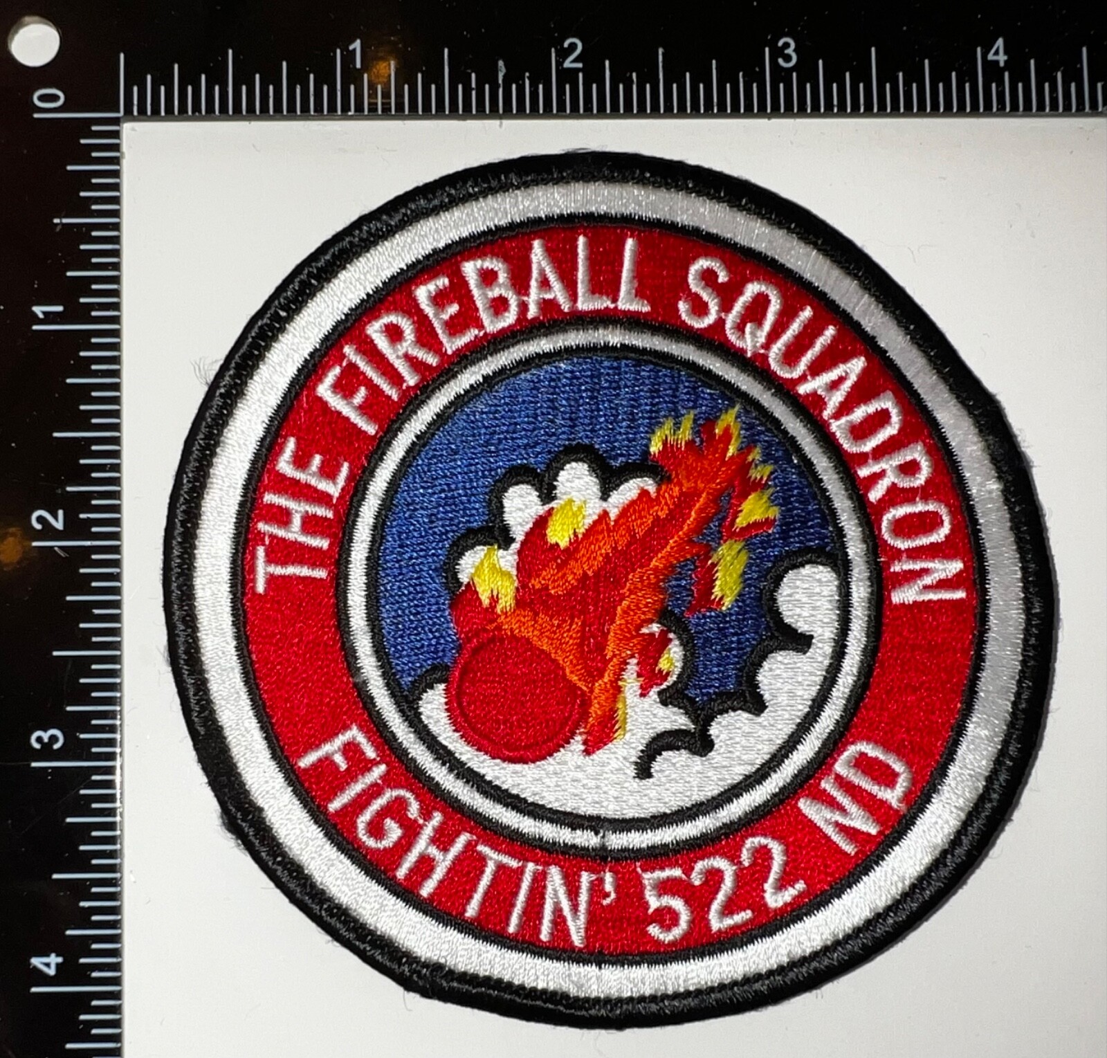 USAF Fightin’ 522nd Fighter Squadron Fireball Patch | eBay