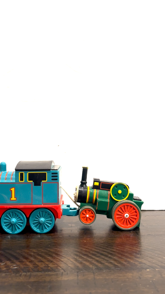 Thomas Tank & Friends Pull String & Go Train & Trevor Tractor 2004 Blue ...