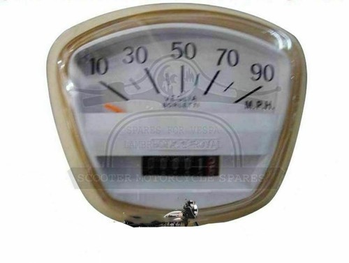 Lambretta SX TV Speedometer 90 MPH Veglia Italian Threaded NEW | eBay