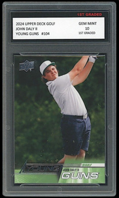 John Daly II 2024 Upper Deck Golf Young Guns 1st Graded 10 Rookie Card ...