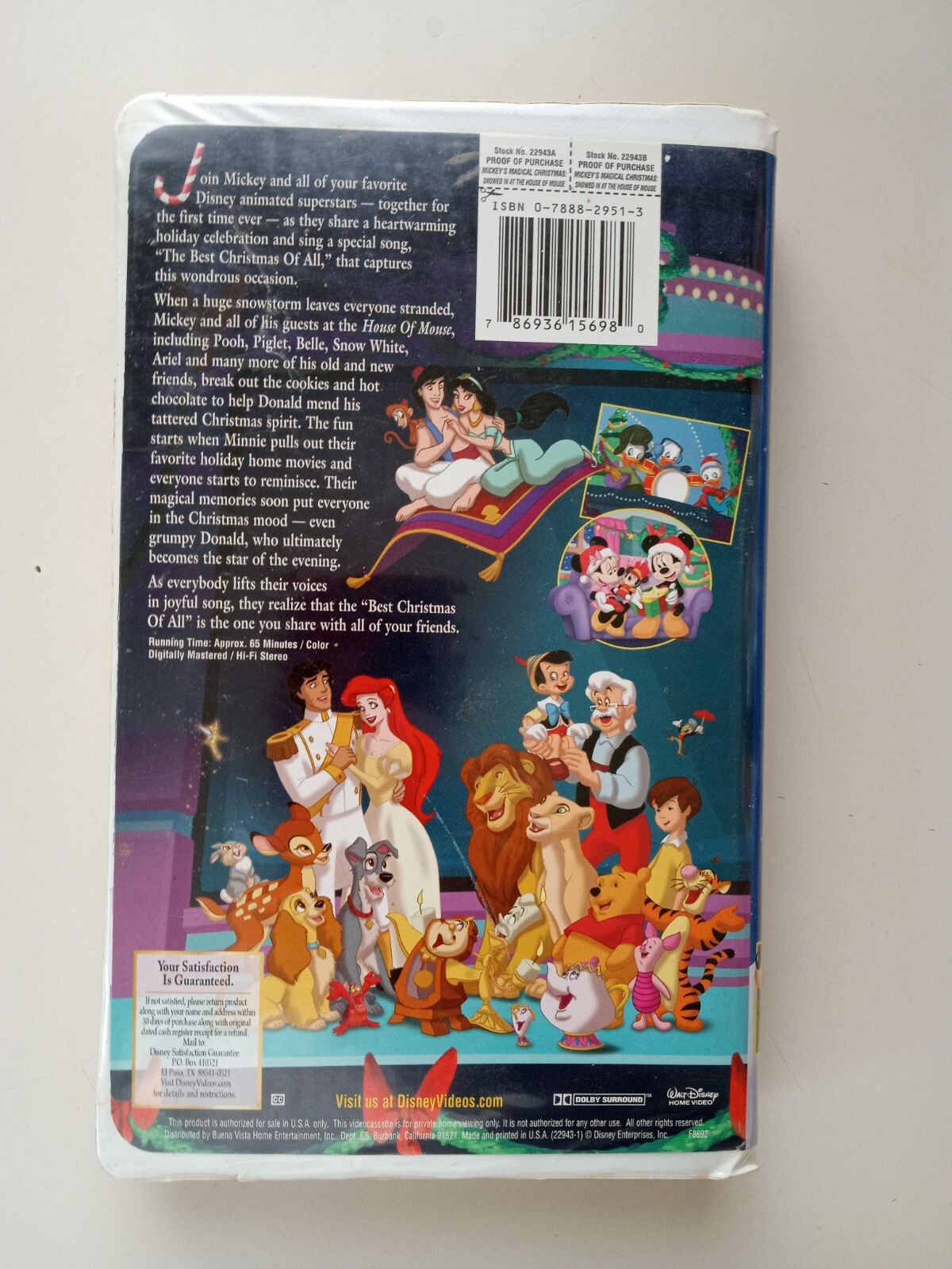 Mickeys Magical Christmas: Snowed In at the House of Mouse (VHS, 2001 ...