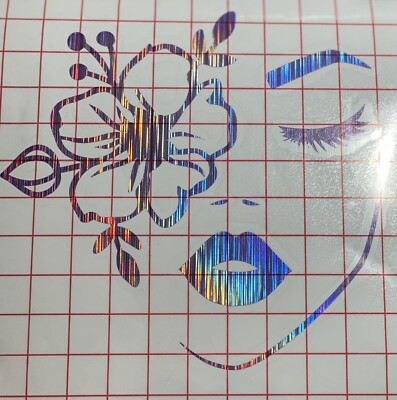 Female Face Beauty Vinyl Wall Decal Beauty Studio Door Sticker Cosmetic ...