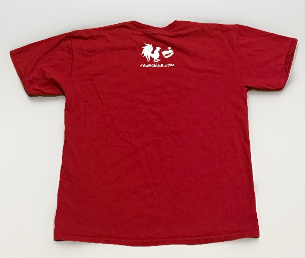 Vintage Rooster Teeth Red Vs Blue Shirt M RVB Project Freelancer Shirt ...