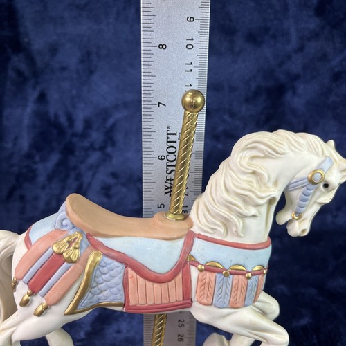 Home Interior Carousel Horse Model # 1416, Made of Bisque Porcelain | eBay