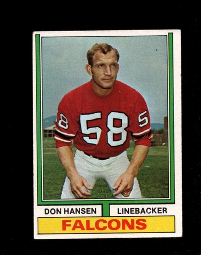 1974 TOPPS #3 DON HANSEN EX FALCONS *PS3543 | eBay