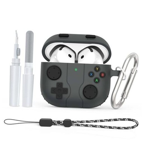 for Airpods 4 Case Cover, Game Console Design AirPod 4 Case, Silicone ...