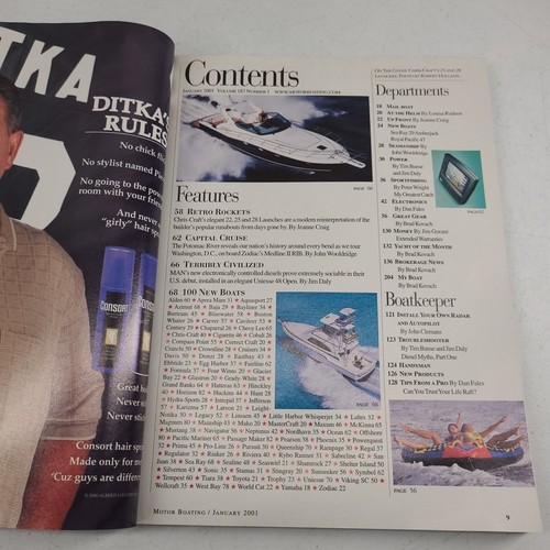 Motorboating Magazine January 2001 Chris Craft Retro Rockets New Boats ...