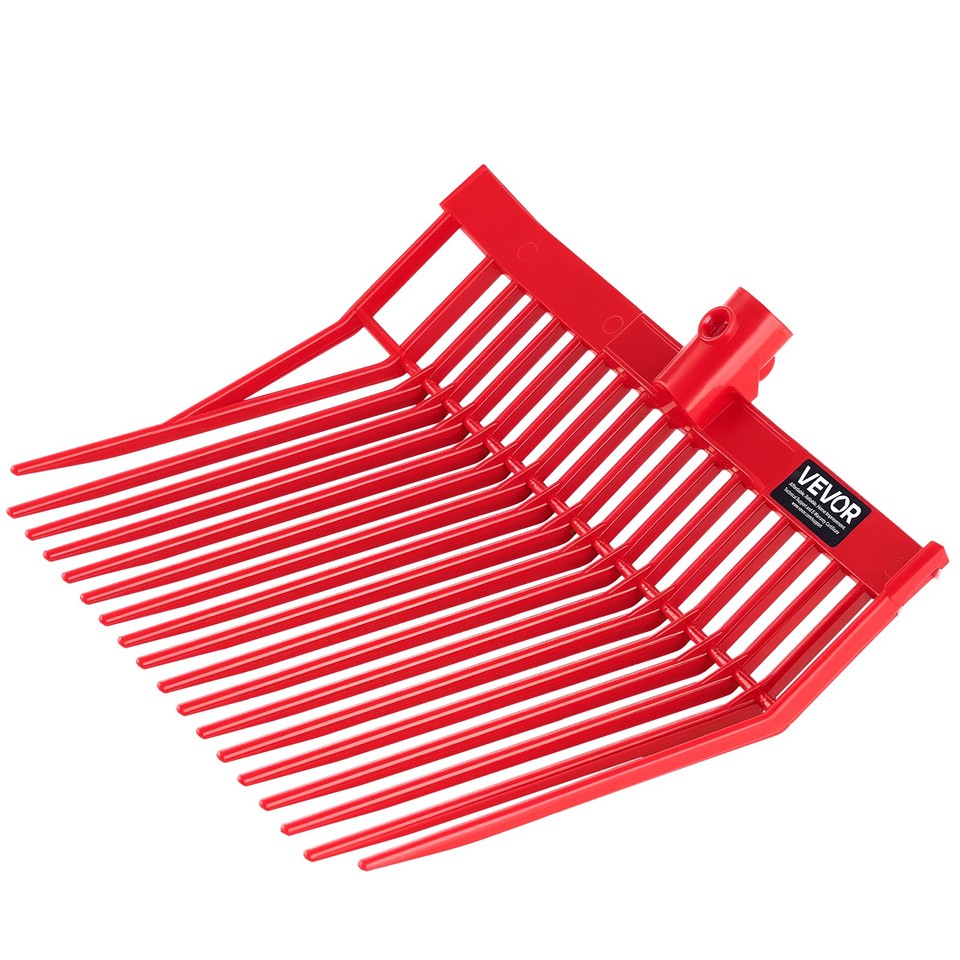 VEVOR 6Pcs Manure Fork Replacement Head 18 Tine Horse Stable Stall ...